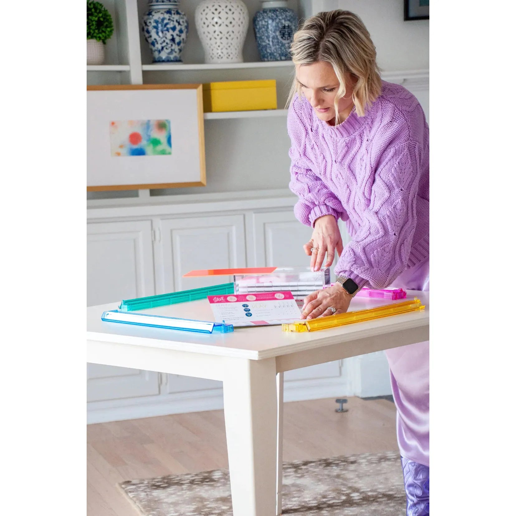 Acrylic Rack and Pusher Set of 4 - Multi Color – Protocol